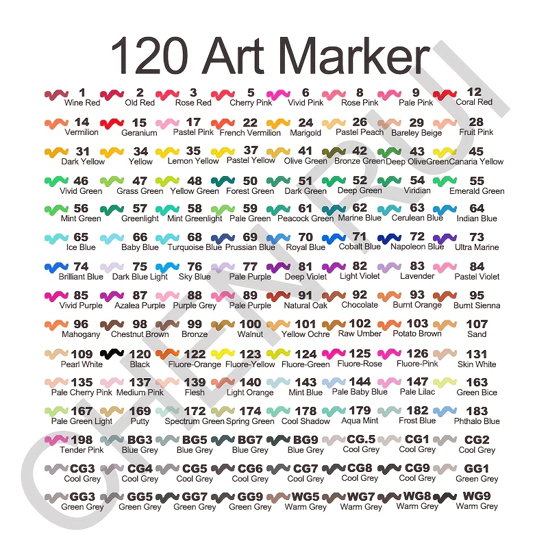 Chen Rui Art Markers | Premium Dual-Tip Markers for Artists