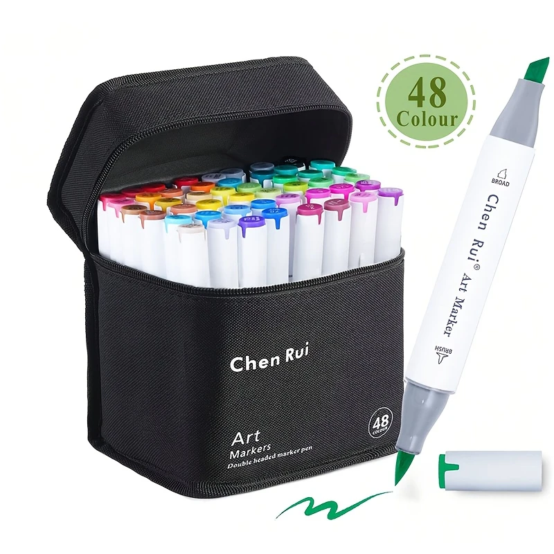Chen Rui Art Markers | Premium Dual-Tip Markers for Artists