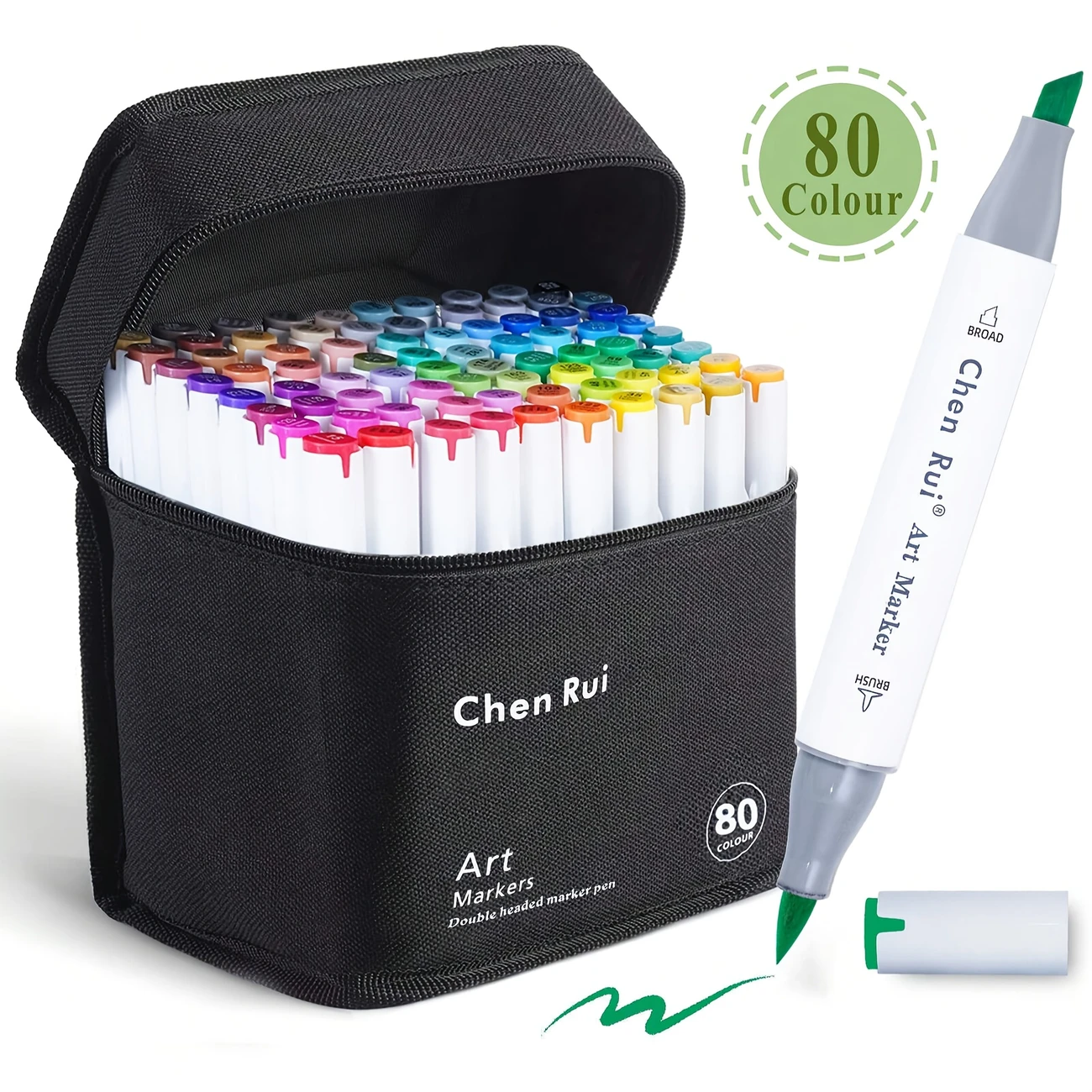 Chen Rui Art Markers | Premium Dual-Tip Markers for Artists