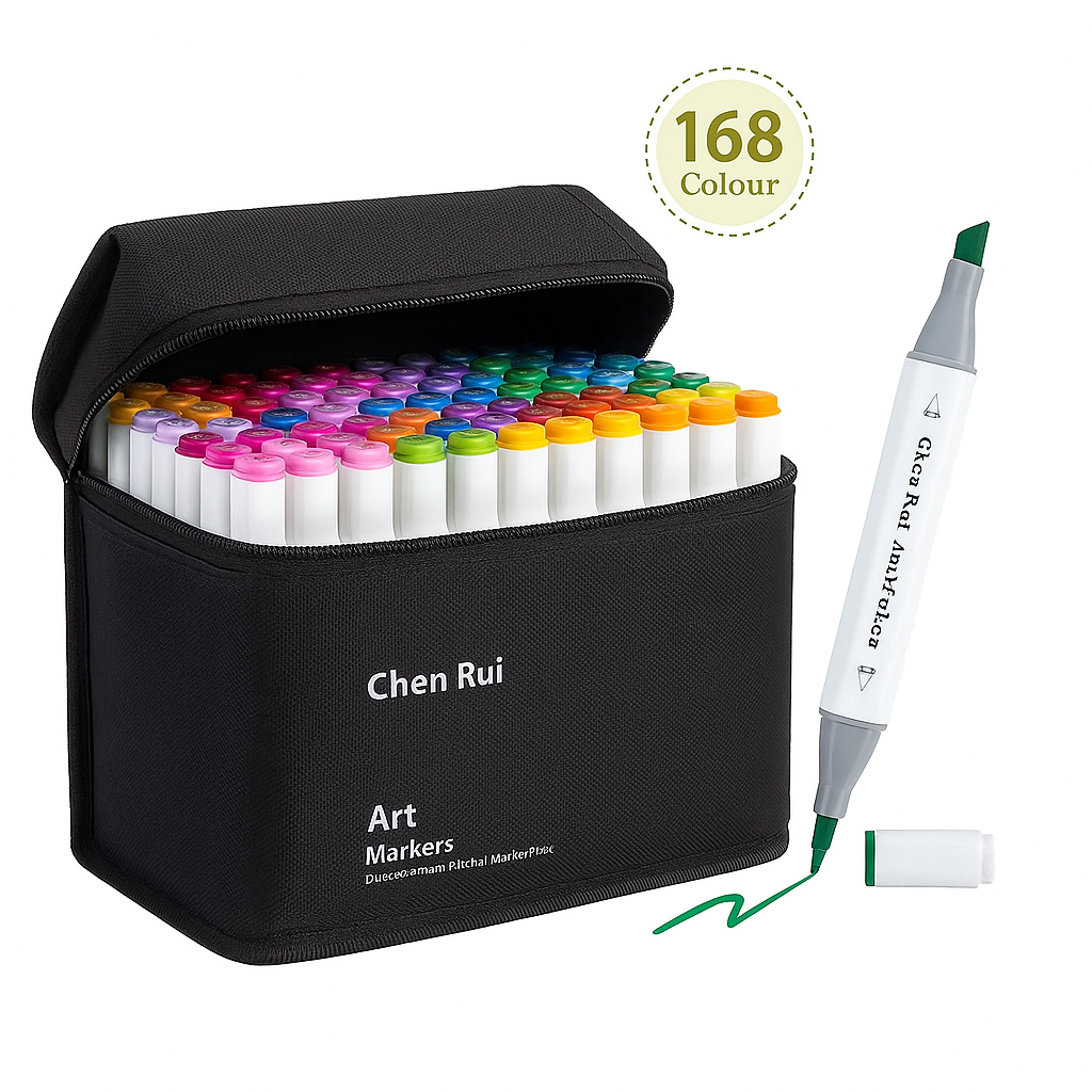 Chen Rui Art Markers | Premium Dual-Tip Markers for Artists